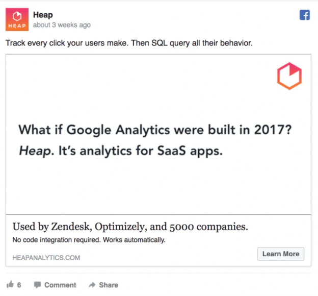 SaaS Ads for Facebook that Get Results (Tips + Examples)